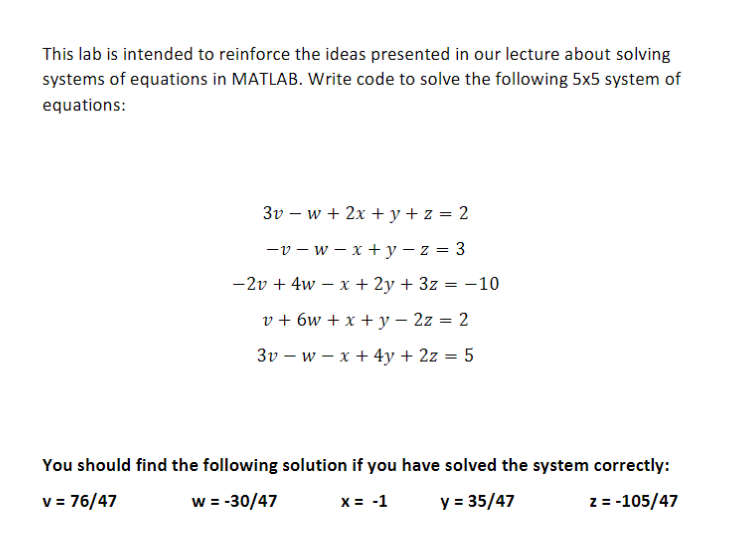 Solved This lab is intended to reinforce the ideas presented | Chegg.com