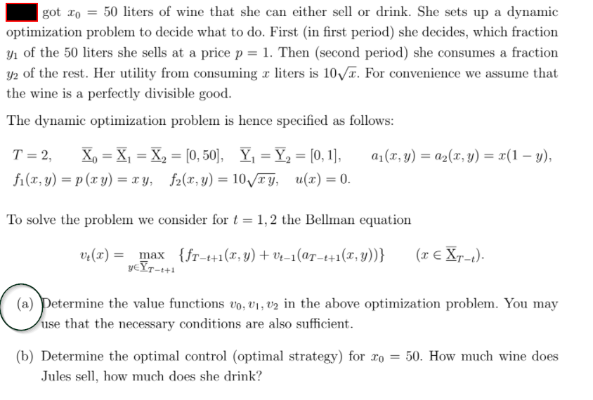 Hi, can anyone solve the a) part of the question. ? | Chegg.com