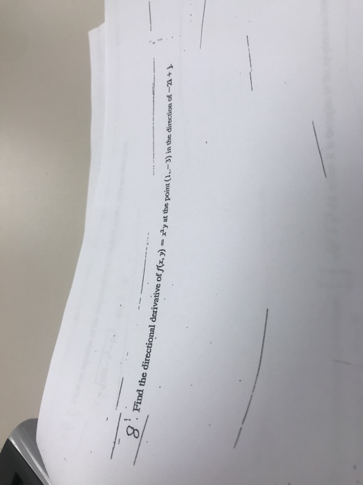 Solved . Find the directional derivative of ftx.) athe | Chegg.com Solved . Find the directional derivative of ftx.) athe | Chegg.com