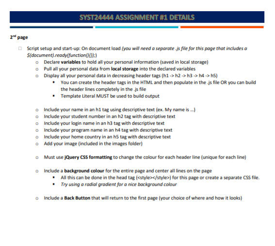 Solved Assignment #1 (10%) This assignment will be used to | Chegg.com