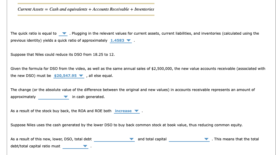 Solved 1. Ratio Analysis (Formula Approach) Step 1: Quick | Chegg.com