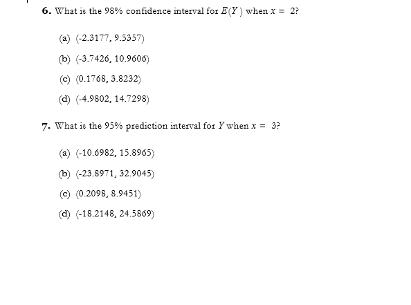 Solved Suppose the simple linear regression model, Y; = Bo + | Chegg.com
