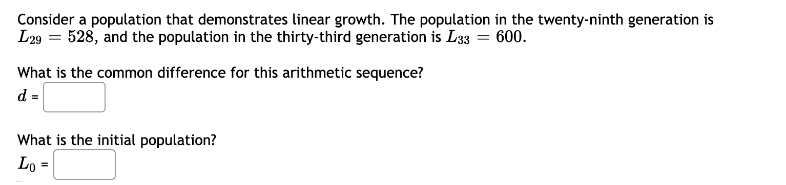 Solved Consider a population that demonstrates linear | Chegg.com