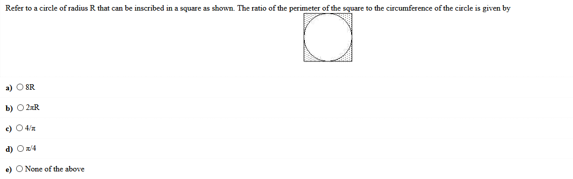Solved Refer to a circle of radius R that can be inscribed | Chegg.com