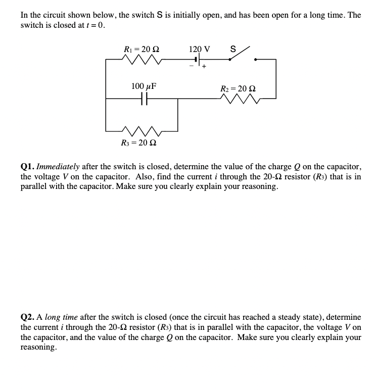 Solved RC CIRCUITS Names: Physics Objectives and Reading | Chegg.com