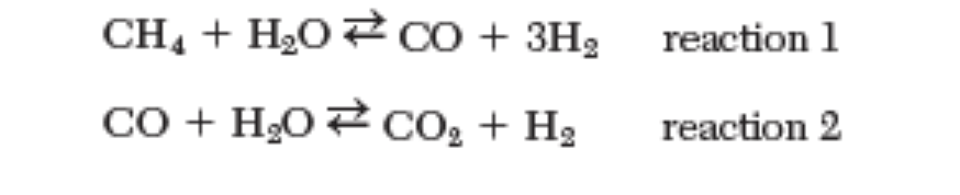 Solve the multiple chemical reaction equilibrium | Chegg.com