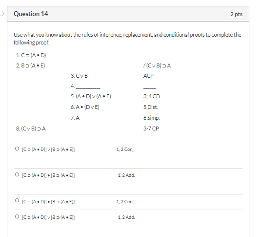Solved Question 14 2 pts Use what you know about the rules | Chegg.com