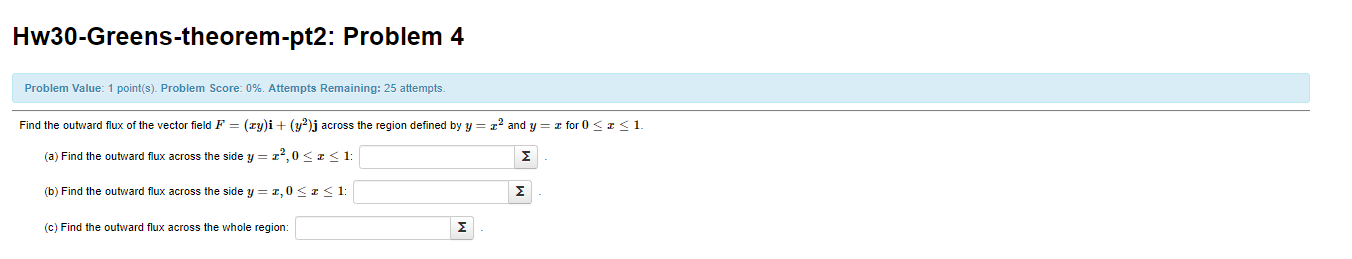 Solved Hw30-Greens-theorem-pt2: Problem 4 Problem Value: 1 | Chegg.com