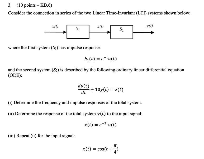 Solved 3. (10 points −KB.6) Consider the connection in | Chegg.com