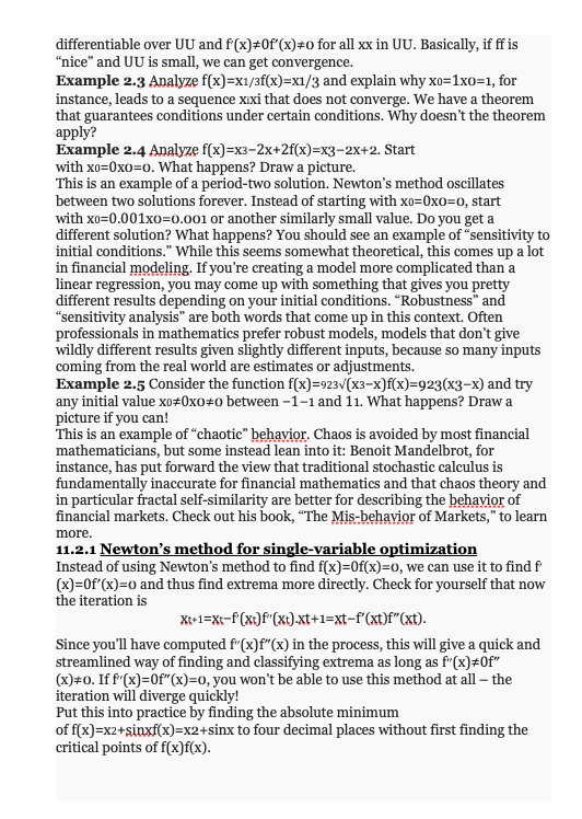 Solved Newton method optimisation in Python Theory In the | Chegg.com