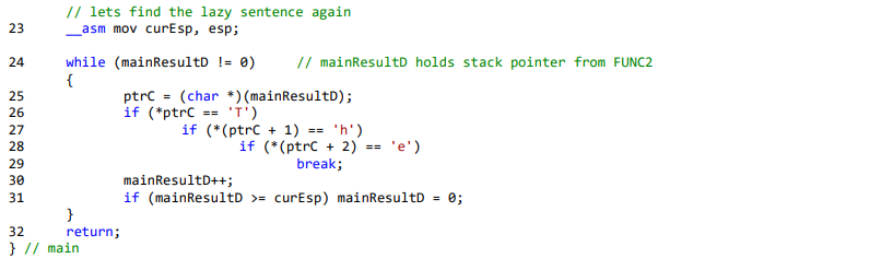 Solved Fill out the stack table below using ONLY the source | Chegg.com