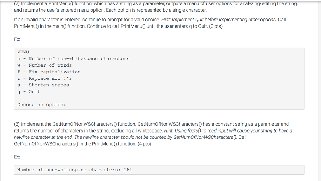 Solved 6.19 Ch. 6 Program: Authoring assistant (C) A brief | Chegg.com