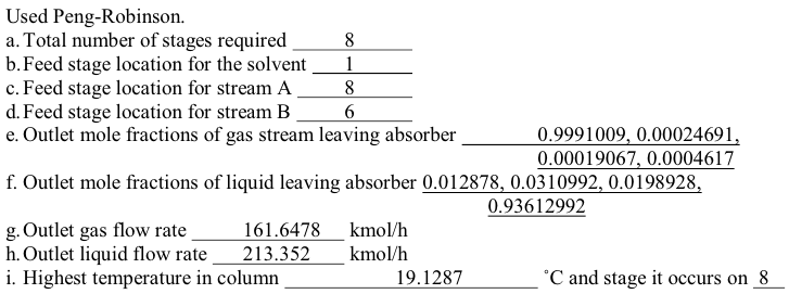 3. Aspen Plus. We wish to absorb two gas streams in | Chegg.com