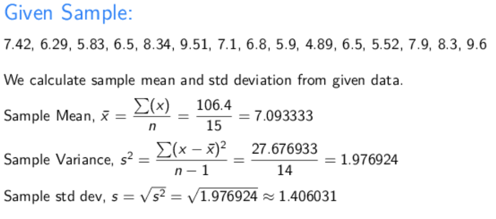 Solved I would like to know on the sample variance that | Chegg.com