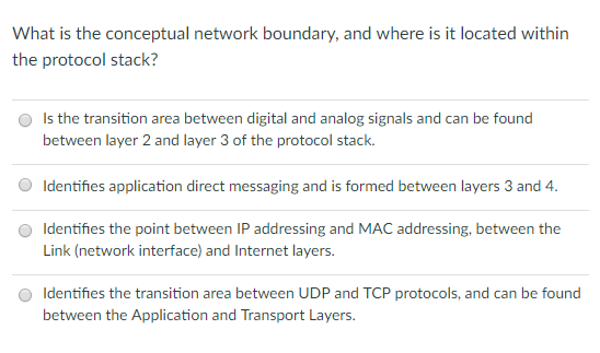 Solved What is the conceptual network boundary, and where is | Chegg.com