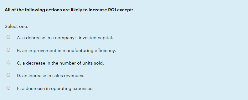 Solved All of the following actions are likely to increase | Chegg.com