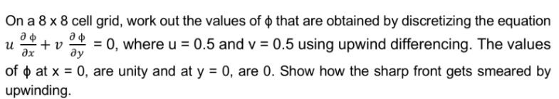 ao On a 8 x 8 cell grid, work out the values of 0 | Chegg.com