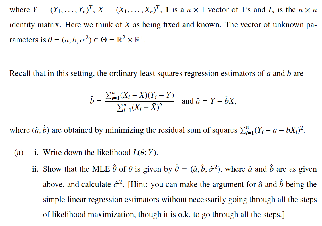 Solved 2. Likelihood-based inference with a 3-dimensional | Chegg.com