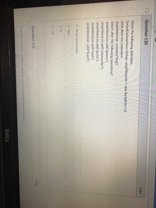 Solved In the interface Listintérface, the method public | Chegg.com