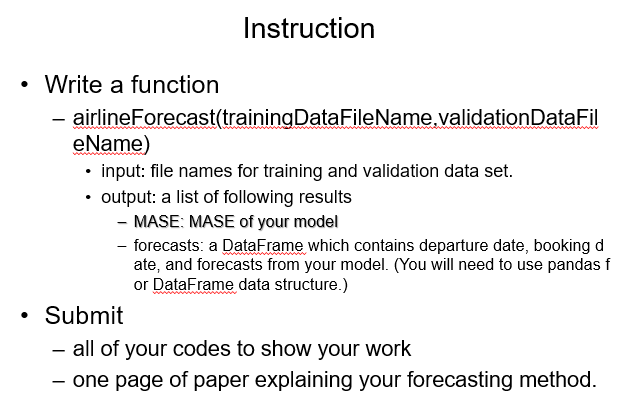 Solved Problem Description - Demand Forecasting - Critical | Chegg.com
