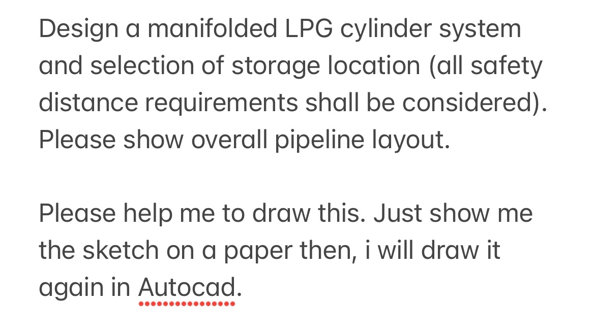 Solved Design a manifolded LPG cylinder system and selection | Chegg.com