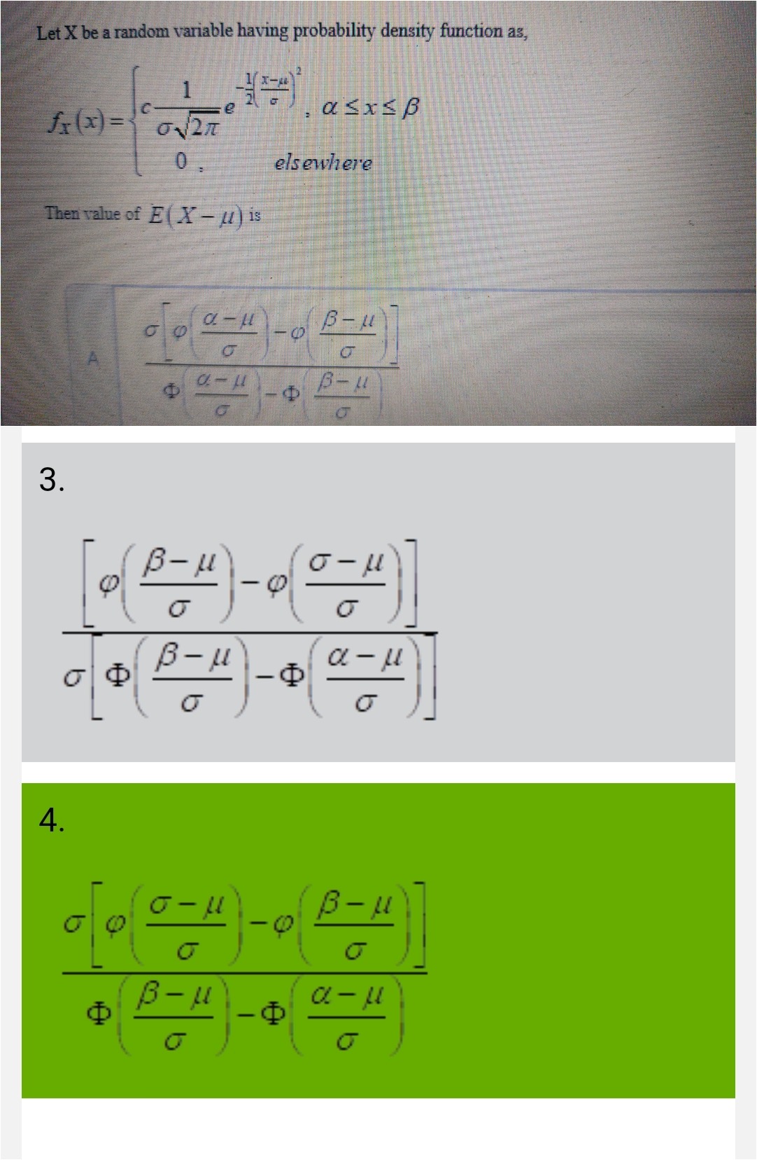 Let X be a random variable having probability density | Chegg.com