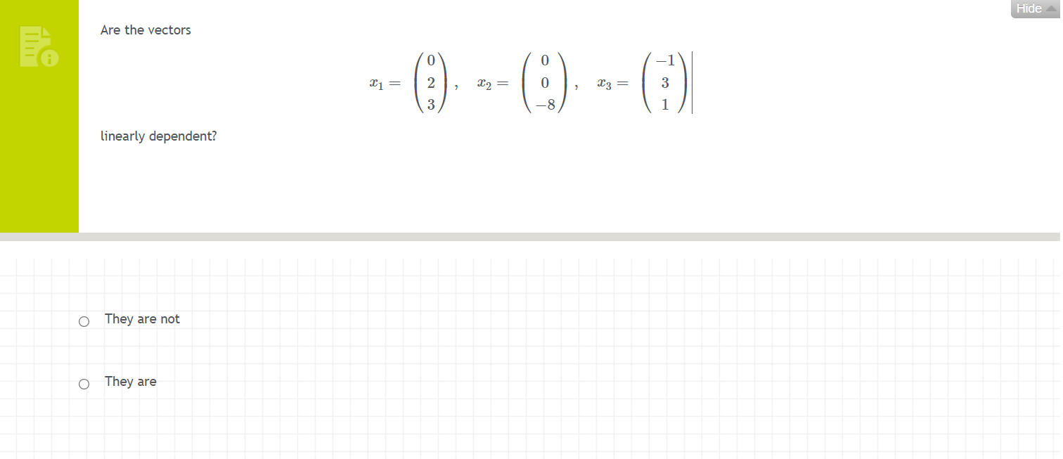 Solved Find the value of 2A−B, given A. | Chegg.com