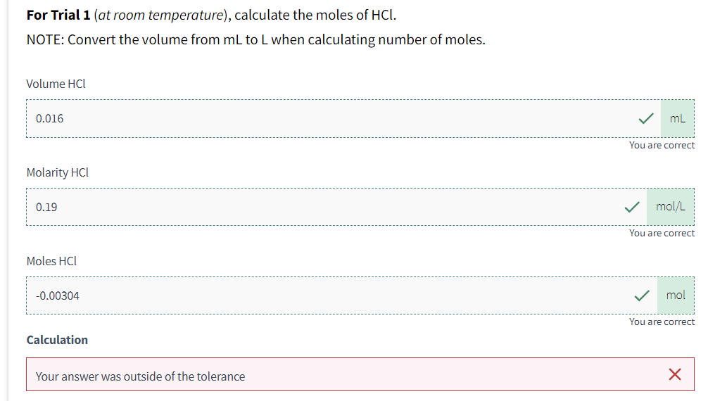 Solved Record the data you collected for determining the | Chegg.com