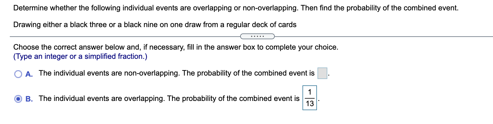 Solved Determine whether the following individual events are | Chegg.com
