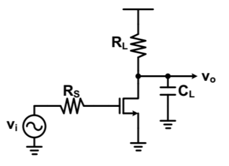 Solved MOS Small-Signal Analysis on Common Source Amplifier. | Chegg.com