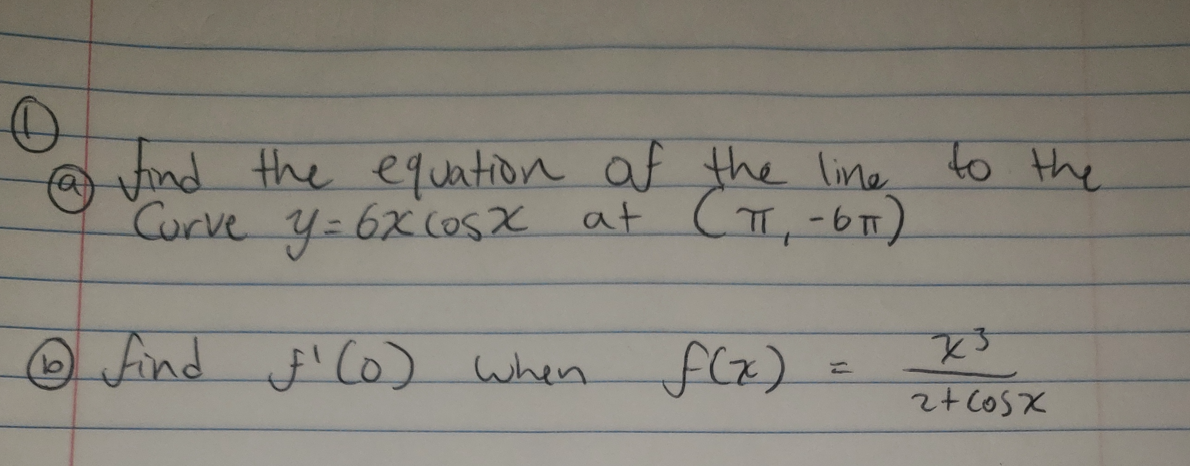 Solved to the @ Find the equation of the line Curve y= 6x | Chegg.com