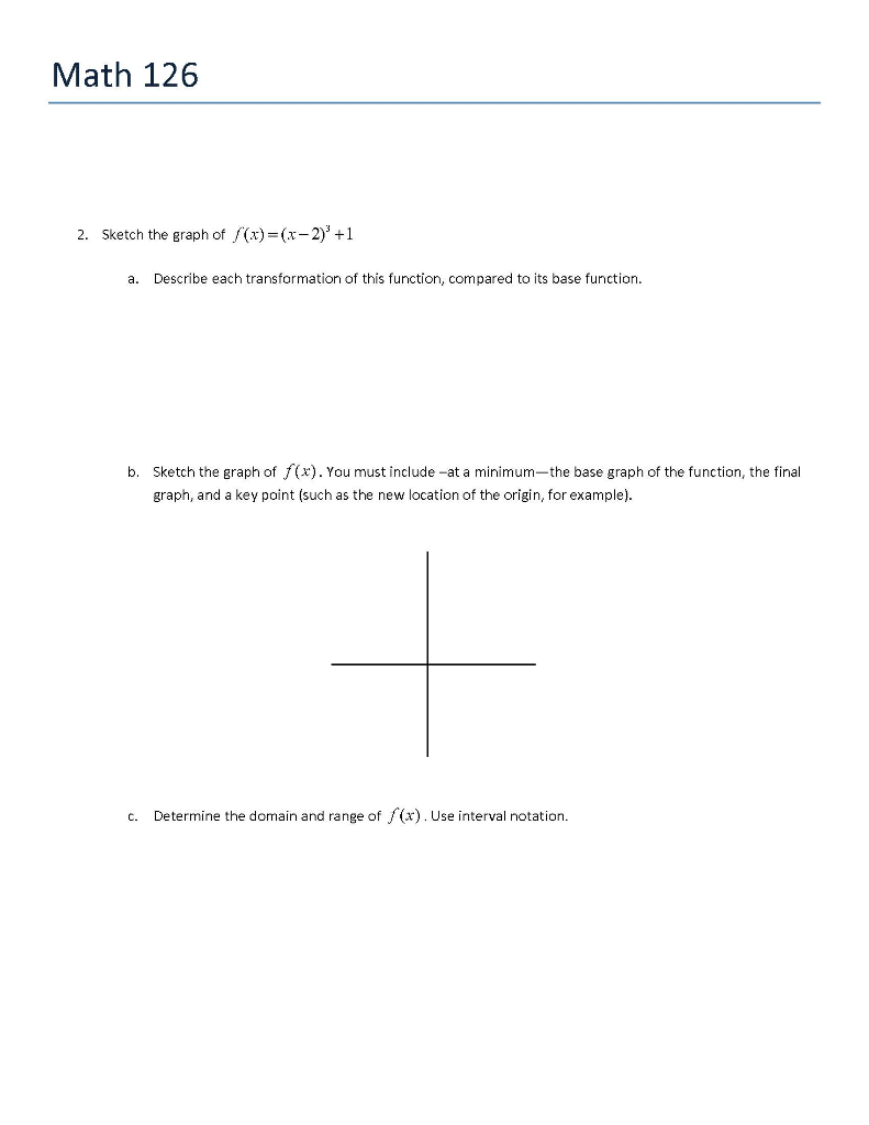 Solved Math 126 Written Work-Module 13 Name: instructions. | Chegg.com