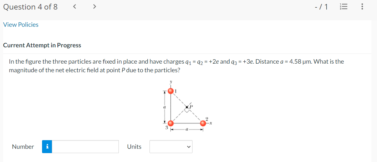 Solved In the figure the three particles are fixed in place | Chegg.com