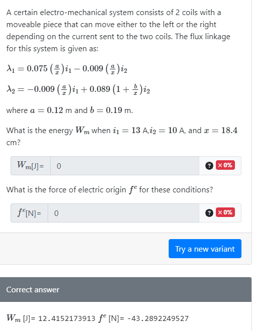 Solved A certain electro-mechanical system consists of 2 | Chegg.com
