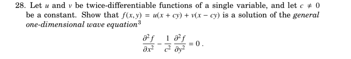 Solved 28. Let u and v be twice-differentiable functions of | Chegg.com
