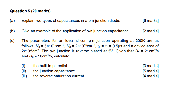 Solved Question 5 (20 ﻿marks)(a) ﻿Explain two types of | Chegg.com
