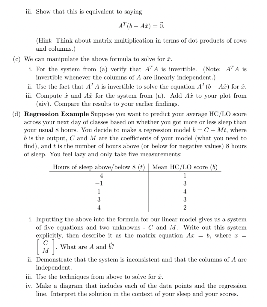 Solved The least of your problems (\#Vectors, | Chegg.com