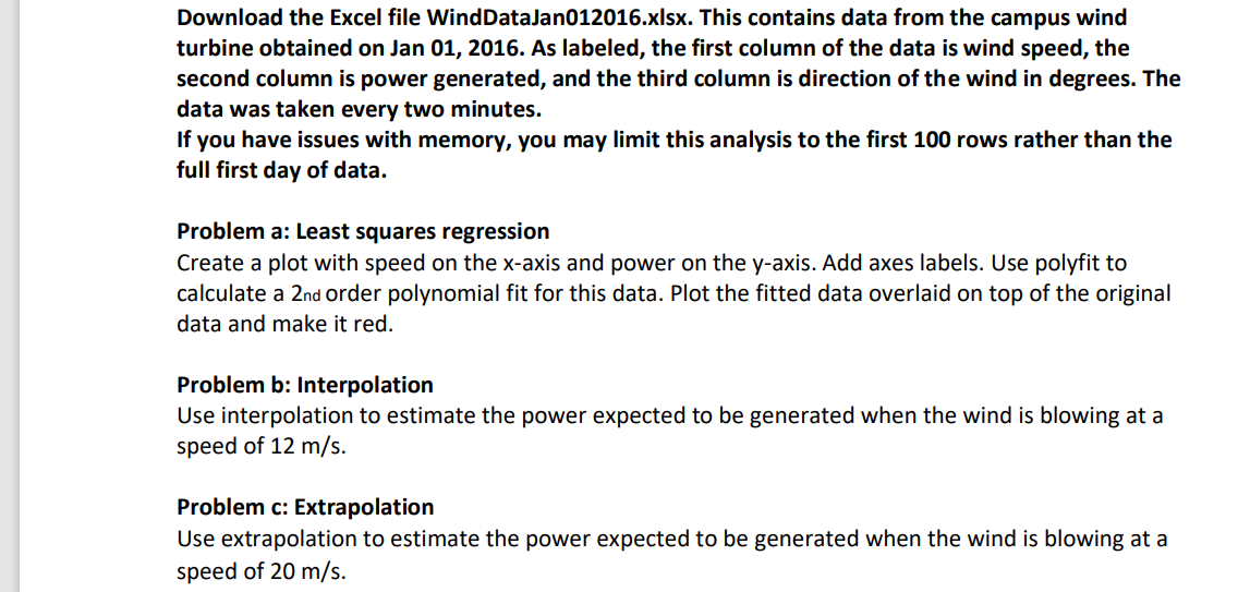 This problem requires to data. However, can you still | Chegg.com