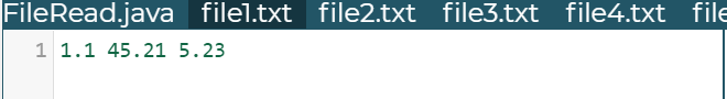 Solved /** 8 FileRead.java filel.txt file2.txt file3.txt | Chegg.com