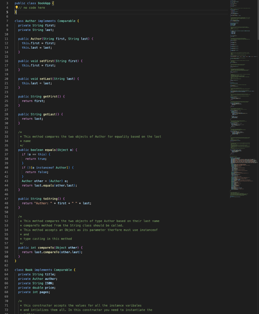 Solved Hi, I need help completing the class Book in this | Chegg.com