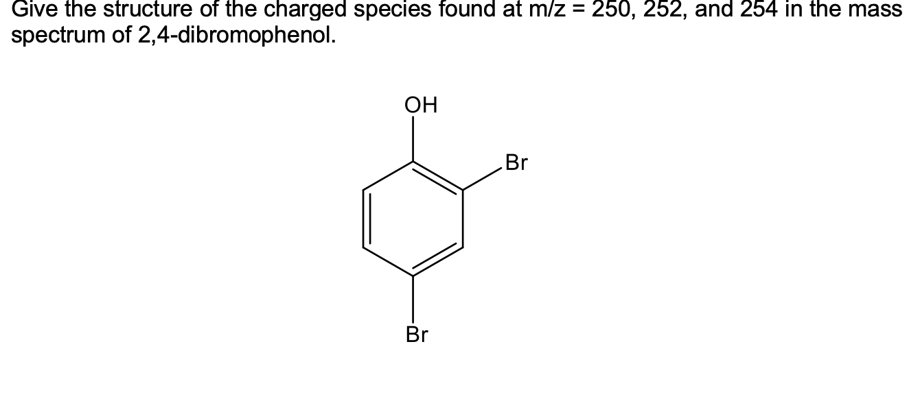 Solved Give the structure of the charged species found at | Chegg.com