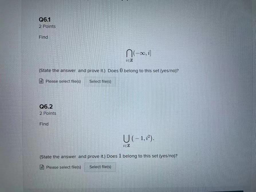 Solved Q6.1 2 Points Find n(-0, i) iez (State the answer and | Chegg.com