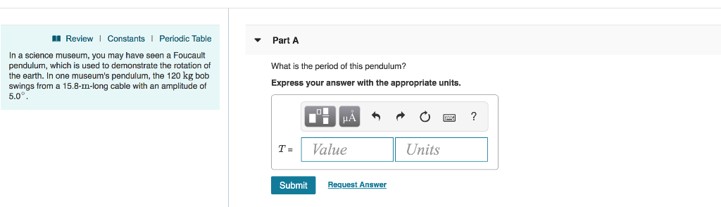 Solved Review 1 Constants l Periodic Table Part A In a | Chegg.com