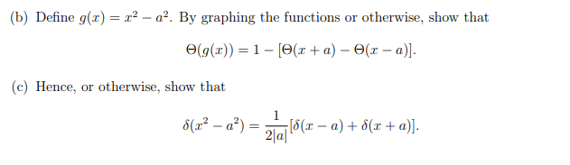 Solved ∫−∞∞dxf(x)δ(x−y)=f(y) for any "well-behaved" function | Chegg.com