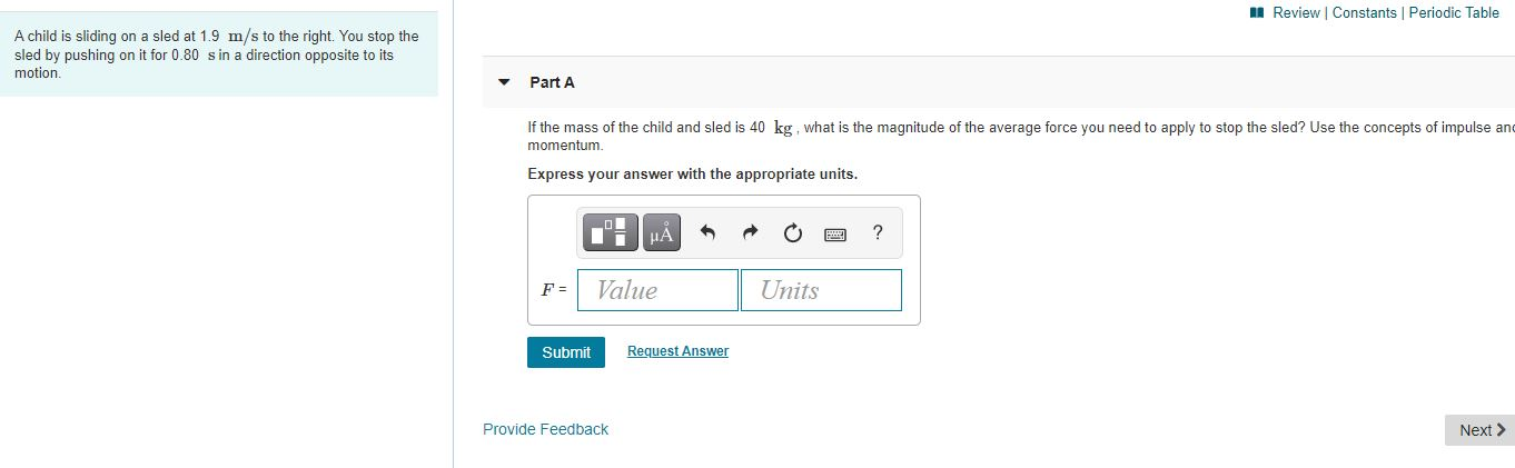 Solved MA Review Constants Periodic Table A child is sliding | Chegg.com