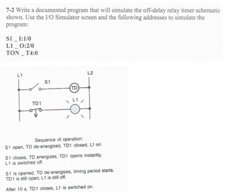 Solved 7-2 Write a documented program that will simulate the | Chegg.com