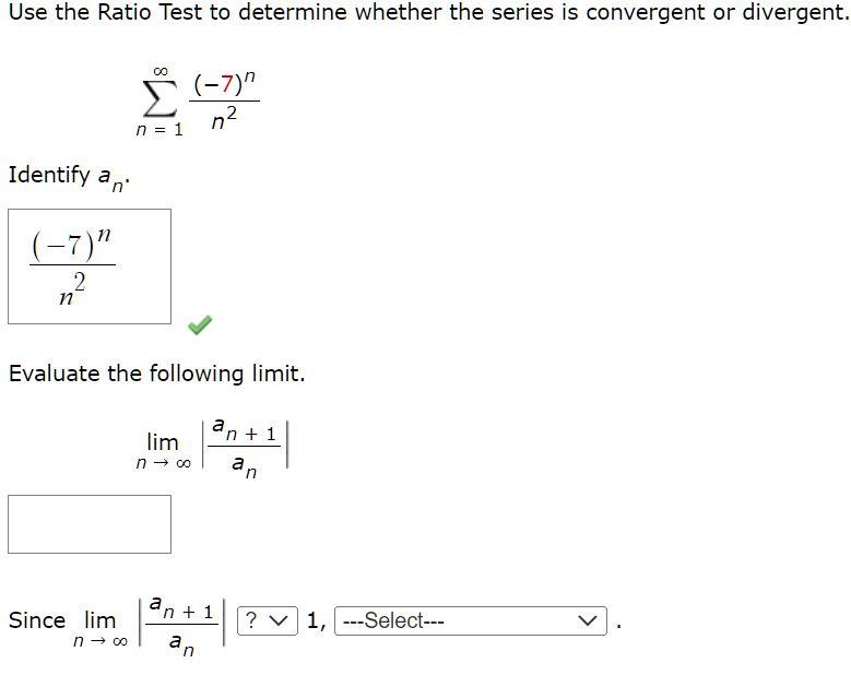Solved Use the Ratio Test to determine whether the series is | Chegg.com