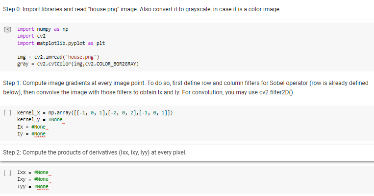 Solved In This Homework Youre Asked To Implement Harris 
