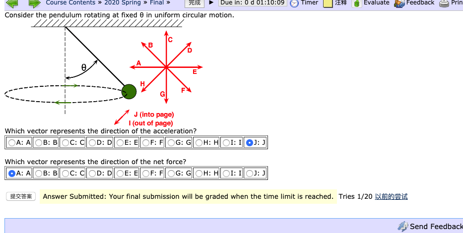 Solved Timer ** Evaluate Feedback Prin Course Contents » | Chegg.com
