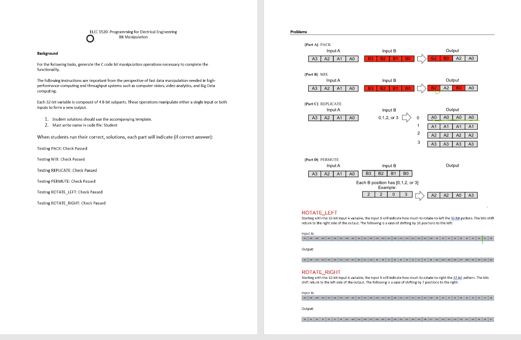 Problems ELEC 1520- Programming for Electrical | Chegg.com